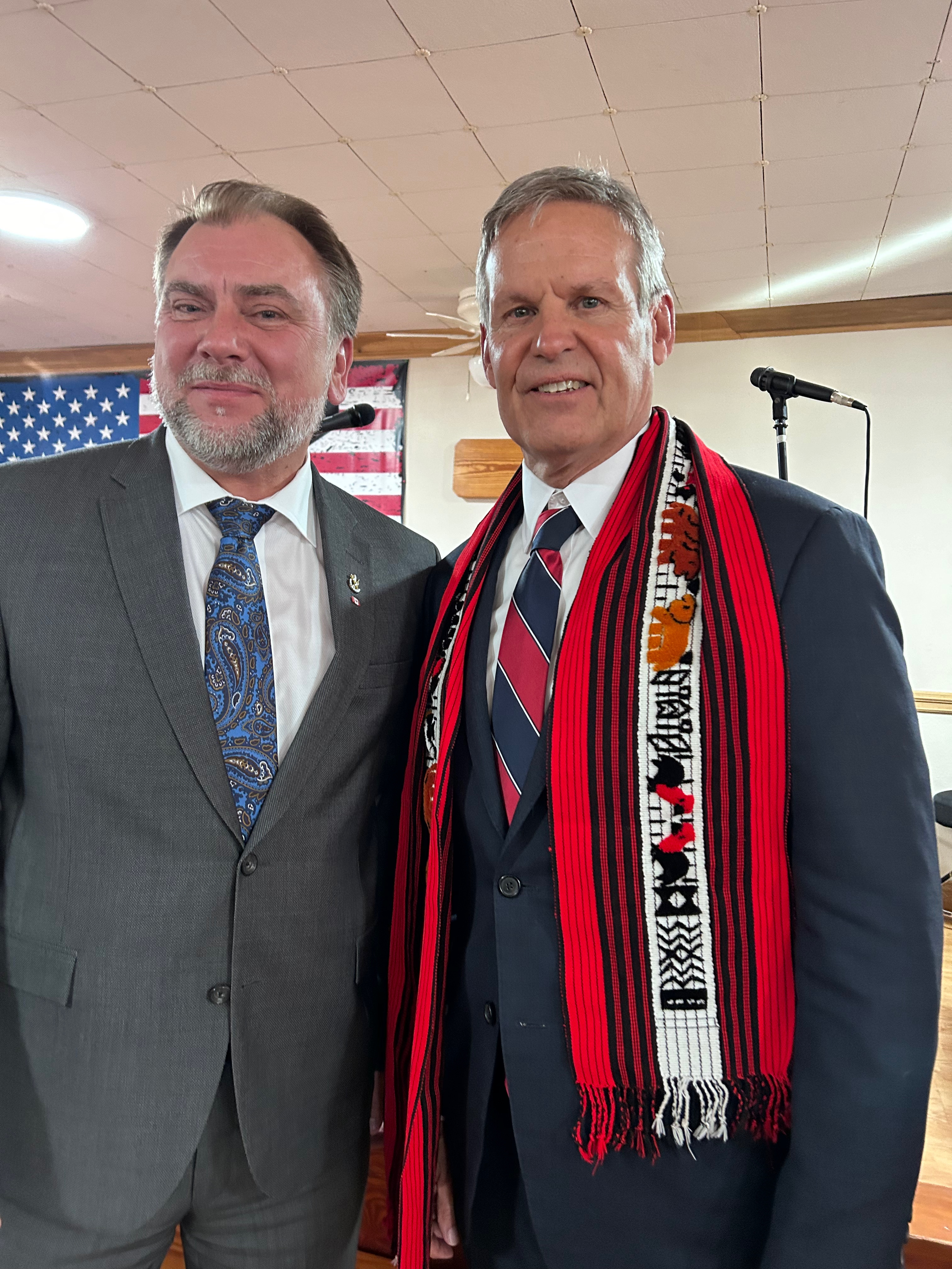 Powerful meeting with the Governor of Tennessee, Bill Lee and his wife ...